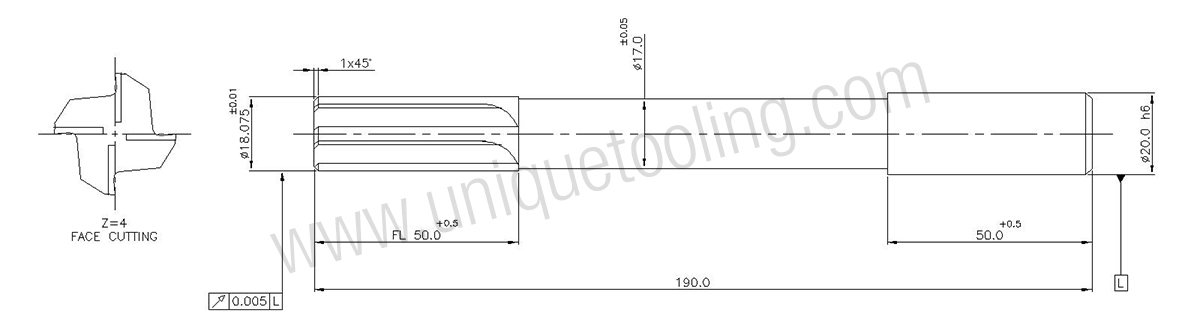 Hole – Mills And Reamers – Unique Tooling